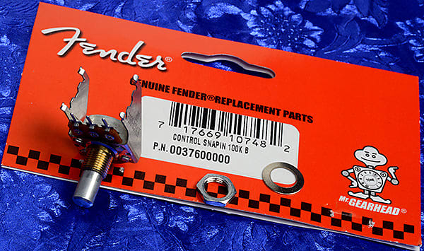 Fender Amp Pot, Snap In Pot 100K B, 0037600049 | Reverb