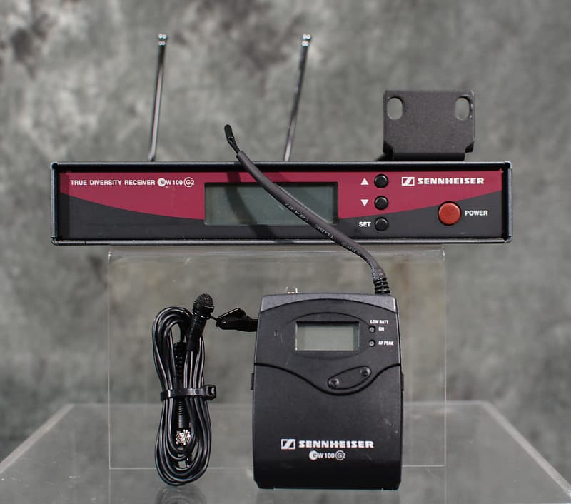 Sennheiser EW100 G2 Wireless Receiver Body Pack & Lavalier w/ | Reverb
