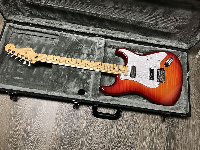 Fender Plus Top Stratbird 2020 Cherry burst | Reverb