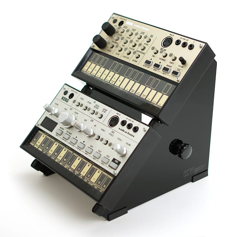 Korg Volca Stand Rack - 2 Tier, WEDGE, expandable & | Reverb