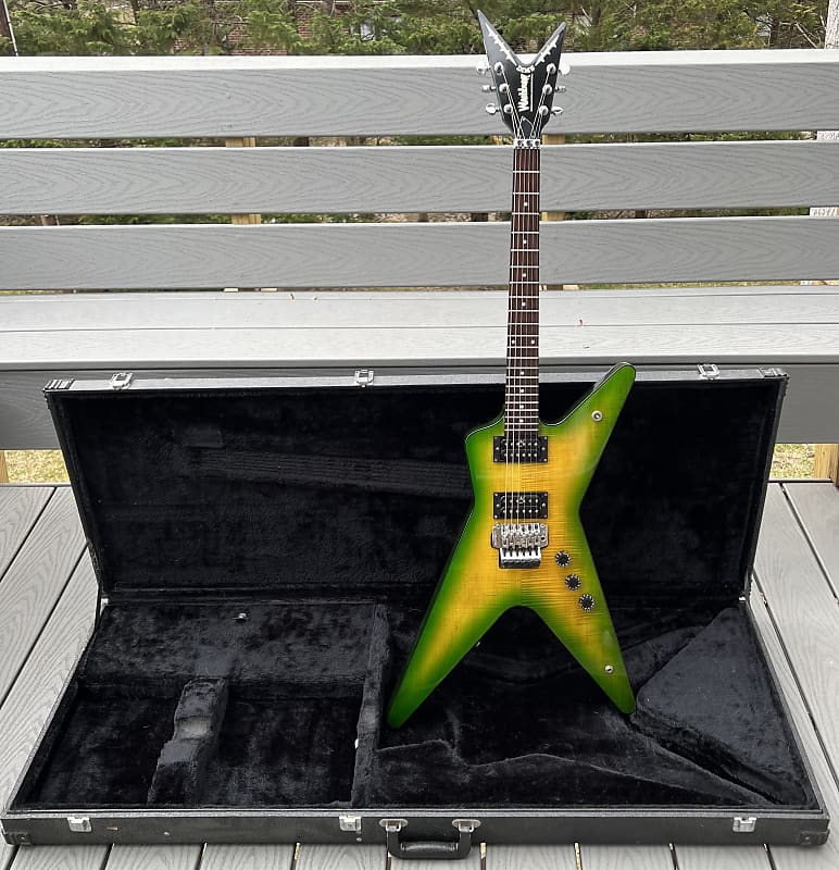 1998 Washburn 333 Dimebag Darrell Signature Dime Slime W/OHSC | Reverb
