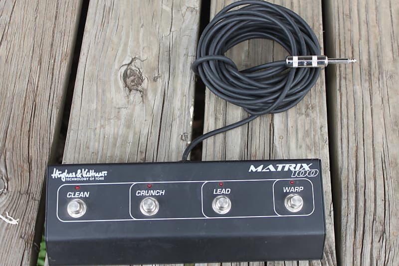 Hughes & Kettner Matrix 100 four-button footswitch | Reverb