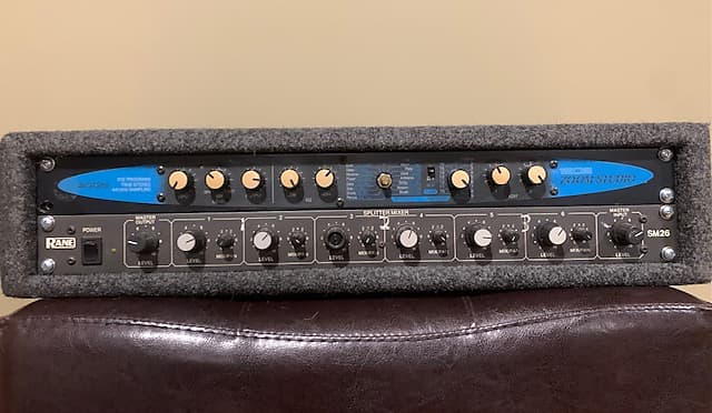 Zoom FX unit, Rane line mixer, 2U rack | Reverb