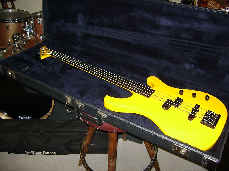 Larrivee "Neck Thru" Bass Guitar RB-2 mid 80's - Yellow and | Reverb
