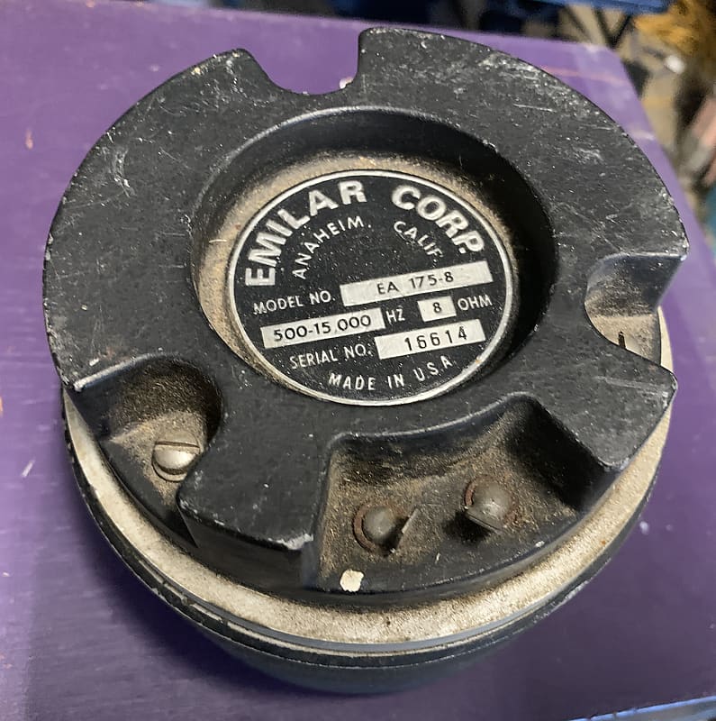 Emilar EA 175-8 Driver 8 ohm TESTED | Reverb