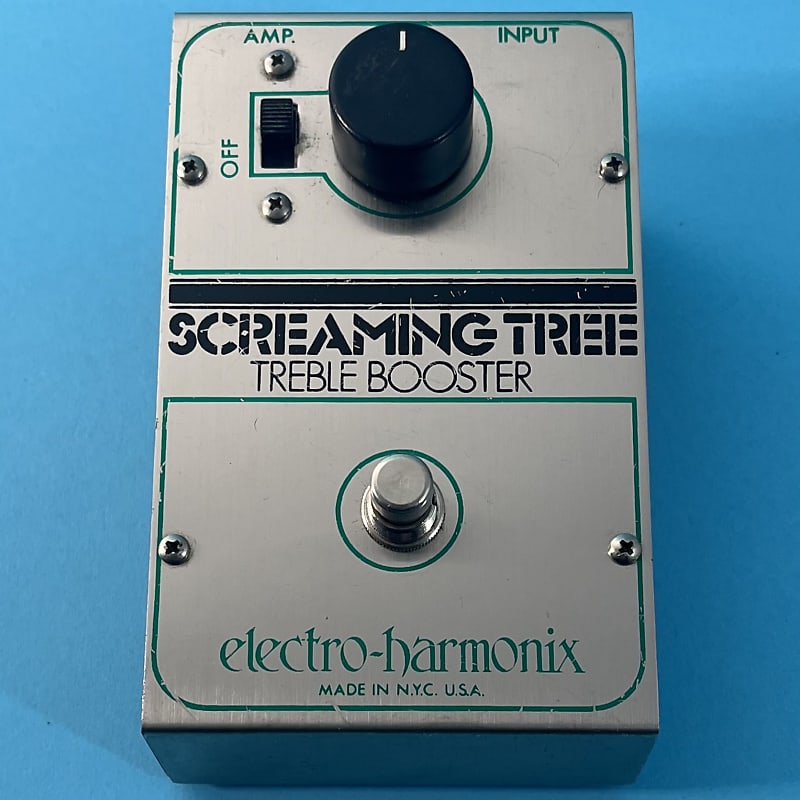 Electro Harmonix Screaming Tree Vintage Treble Booster Effect | Reverb