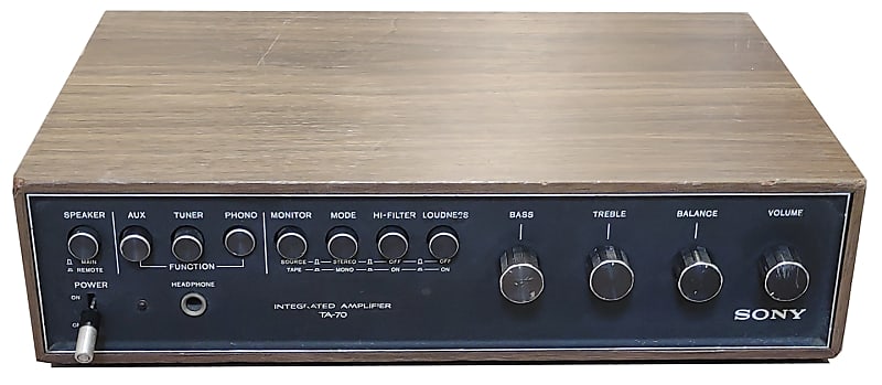 Vintage Sony TA-70 Stereo Amplifier | Reverb