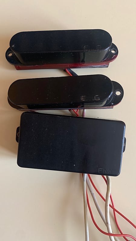 EMG set SA-SA-89 vintage 80s Black | Reverb