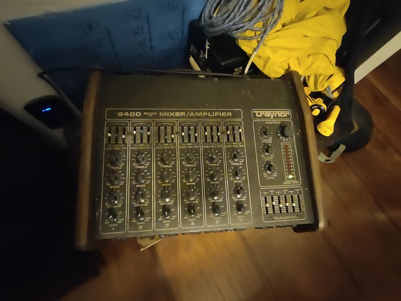 Traynor 6400 series 2 mixer amplifier 1970's Brown | Reverb