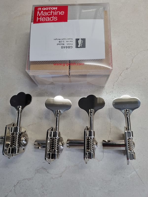 Gotoh GB640 Super Light Weight Tuning Machine Heads - Nickel | Reverb