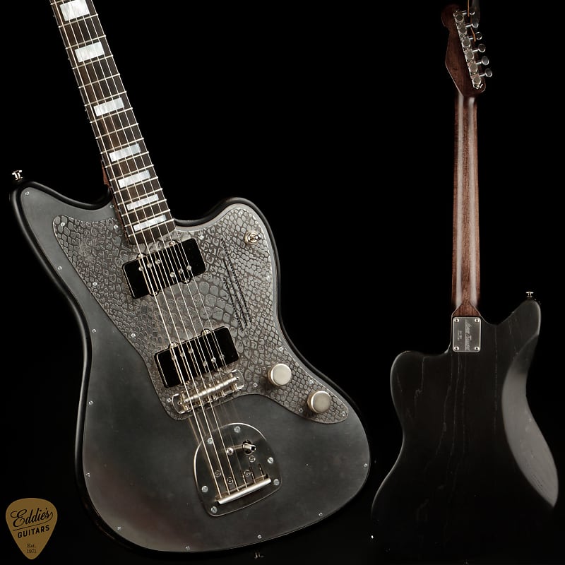 James Trussart Steelmaster - Antique Silver Snake Skin | Reverb