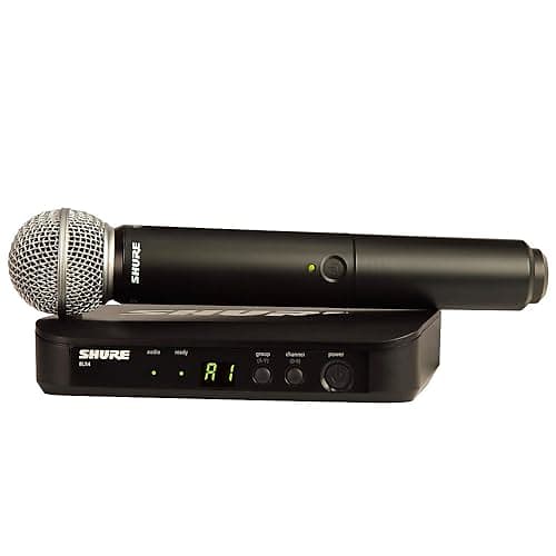 Shure BLX24/SM58 Wireless Handheld Microphone System (J11: | Reverb