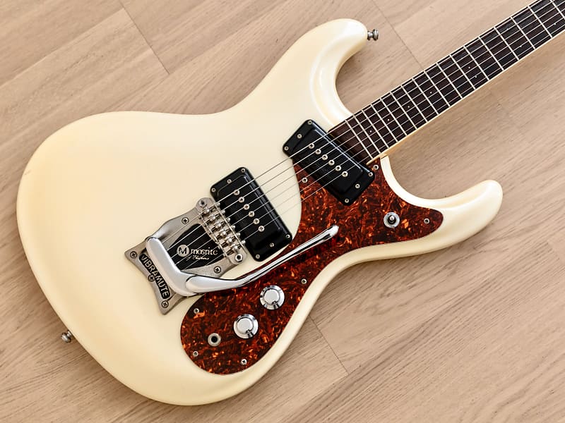 1990s Mosrite Ventures Model Super Custom '65 Pearl White w/ | Reverb