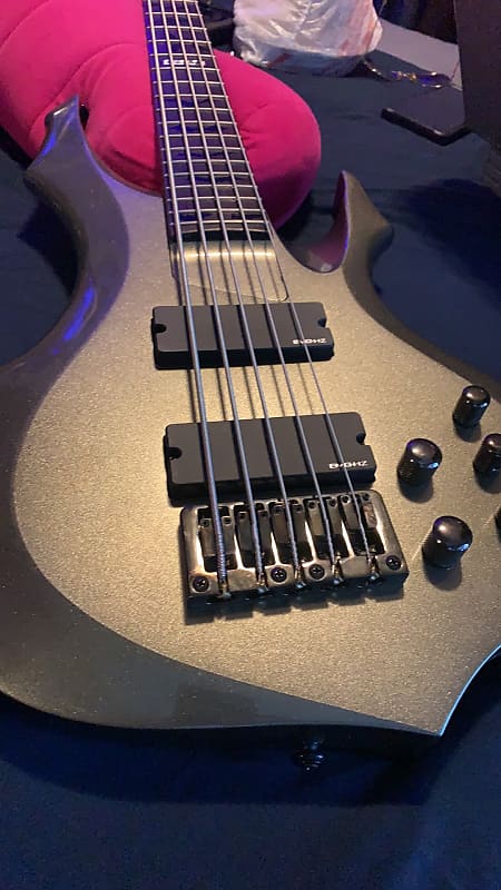 ESP LTD F-205 Steel Gray Metallic Flake | Reverb