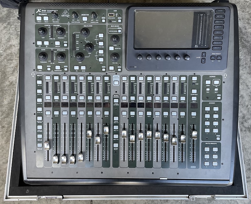 Behringer X32 COMPACT 40-Input 25-Bus Digital Mixer AND CASE | Reverb