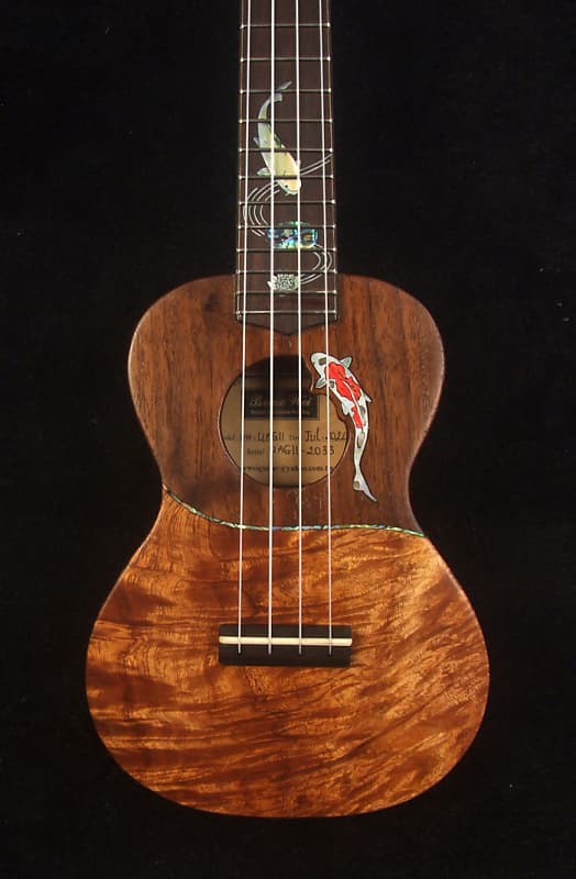 Bruce Wei Carved Archback Solid Curly Hawaiian Koa, Acacia | Reverb