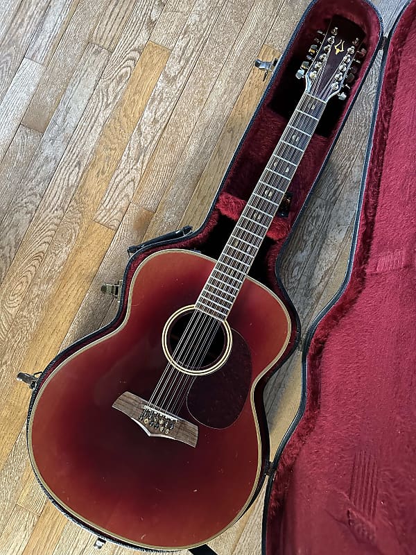 Daion The '82 - jumbo 12 String 1982 - Hand stained wine red | Reverb