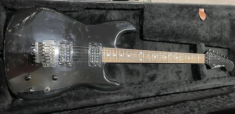 Sanchez Custom Strat ex SLASH Guns 'n' Roses 1990 Black | Reverb