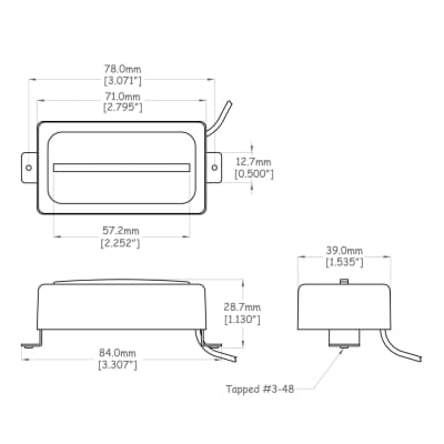 Alnico V Charlie Christian Style Humbucker Sized Single Coil | Reverb