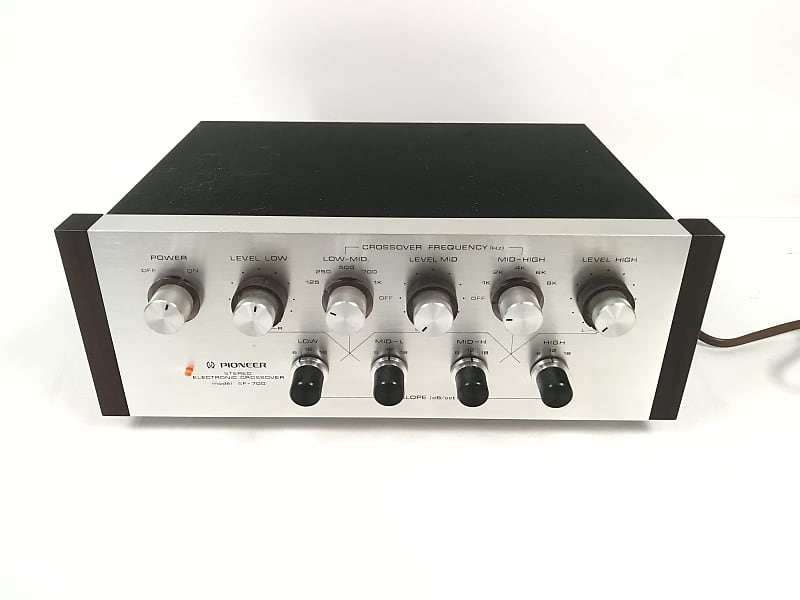 Vintage Pioneer SF-700 Stereo Electronic Crossover | Reverb