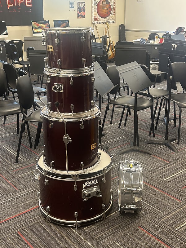 EXO Drum Set Early 2010 - Cherry Red | Reverb
