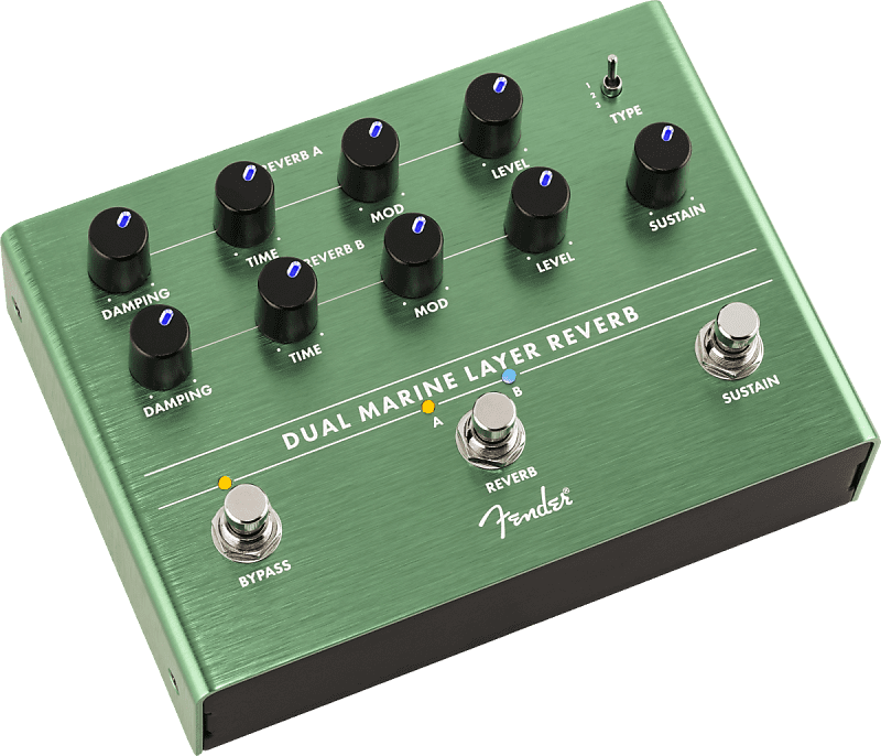 Fender Dual Marine Layer Reverb Pedal | Reverb