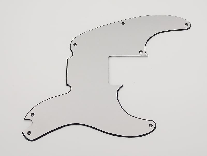 silver aluminium pickguard for us/mex fender 51' | Reverb France
