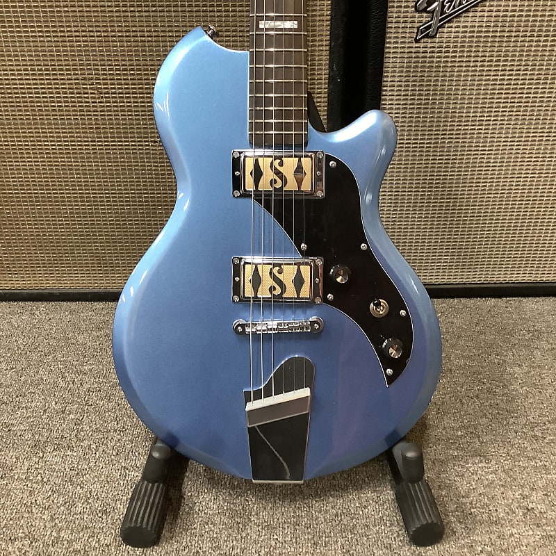 Supro Westbury, Blue, Double Pickup, Made In Indonesia | Reverb