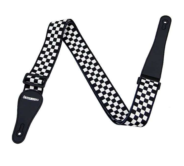 Checkered Guitar Strap | Reverb