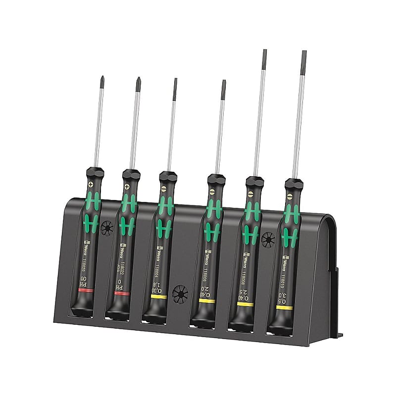Wera Kraftform Micro Phillips and Slotted Screwdriver Set | Reverb