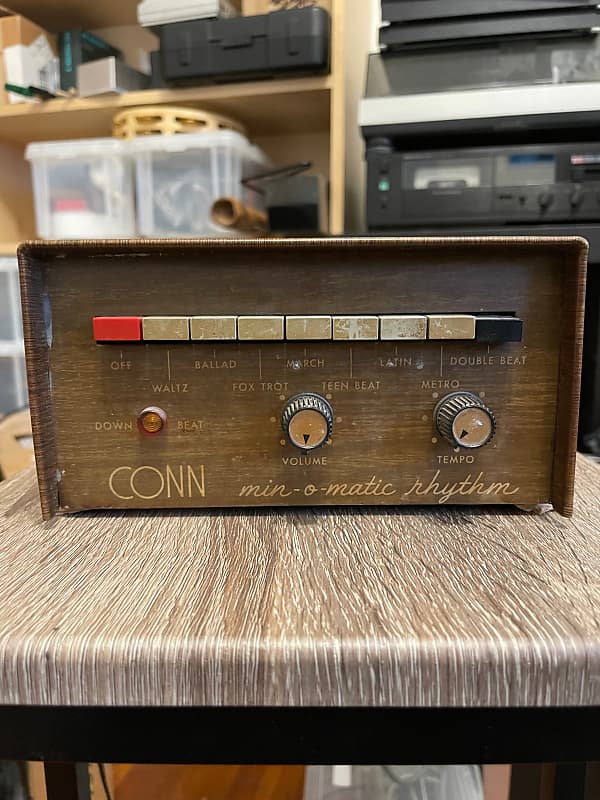 Conn Min-O-Matic 60s Vontage Analog Drum Machine/Rhythm Box | Reverb