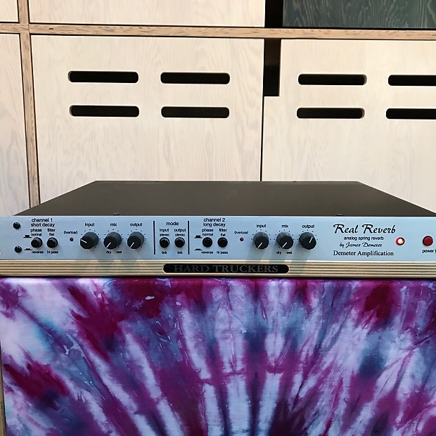 Demeter RV-1 Real Reverb early to mid 2000s brushed steel | Reverb