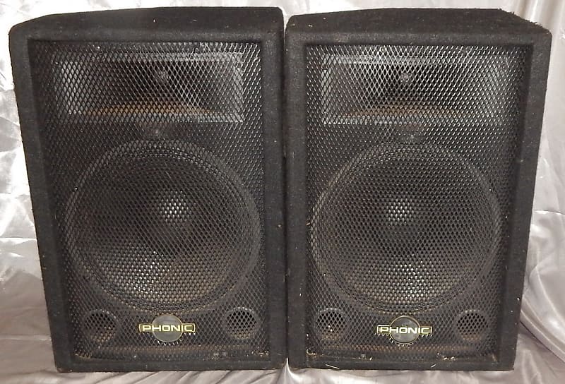 Phonic S712 12" 2-Way Speakers monitors pair | Reverb