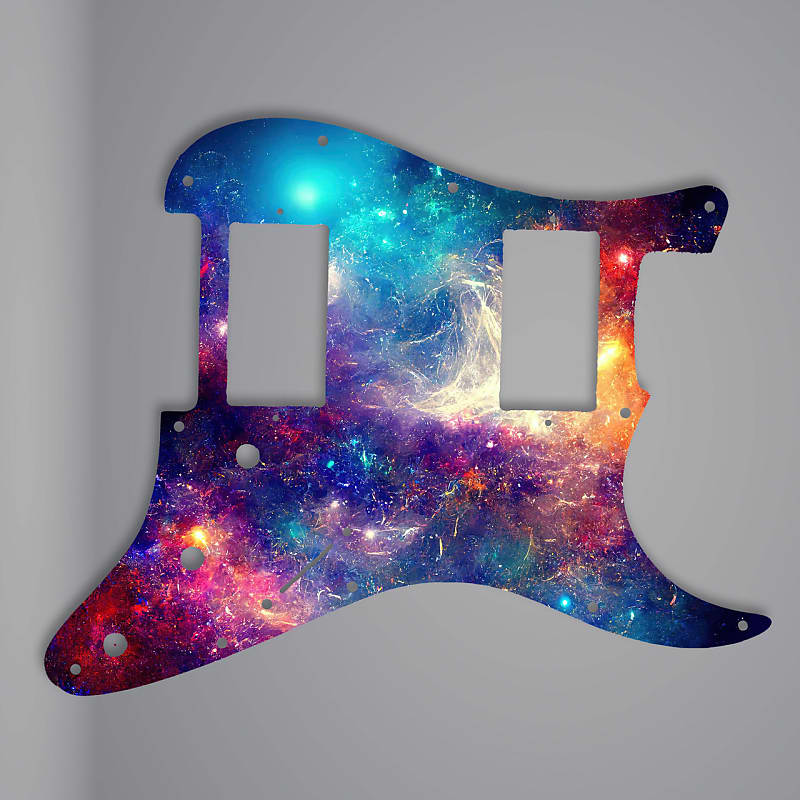 Fender Stratocaster Pickguard HH 3 Ply (W/B/W) 11 mounting | Reverb