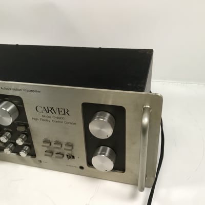 Carver C-4000 High Fidelity Control Console Preamplifier | Reverb