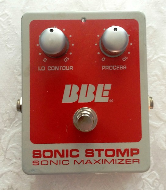BBE BBE Sonic Stomp Sonic Maximizer Red white | Reverb