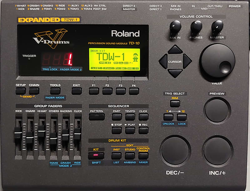 Roland TDW-10 Drum Sound Module - Expanded | Reverb