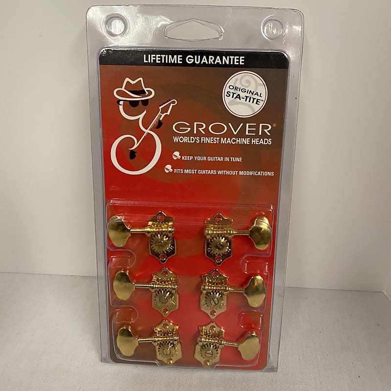 Grover V97-18GA Butter Bean Tuners Gold | Reverb