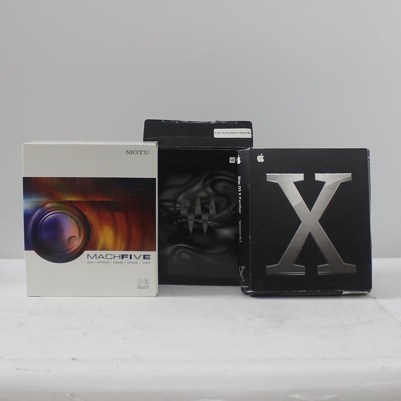 SET 3 PROGRAMMI STUDIO DI REGISTRAZIONE PER MAC OS MOTU | Reverb UK