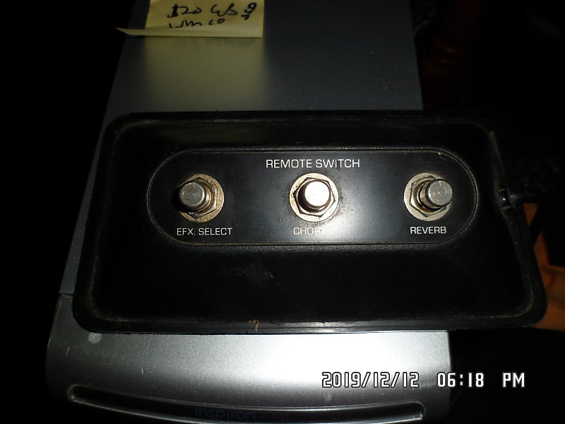 Peavey studio chorus 210 3 button footswitch | Reverb
