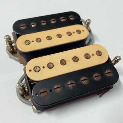 Vintage MMK45 Zebra humbucker set Aria Pro II 12k + 11.58k 4 | Reverb