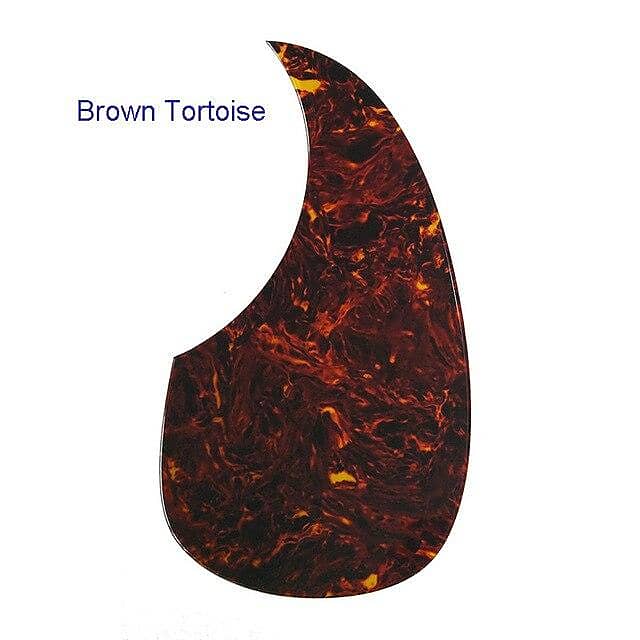 Custom Guitar pickguard - Brown Tortoise | Reverb