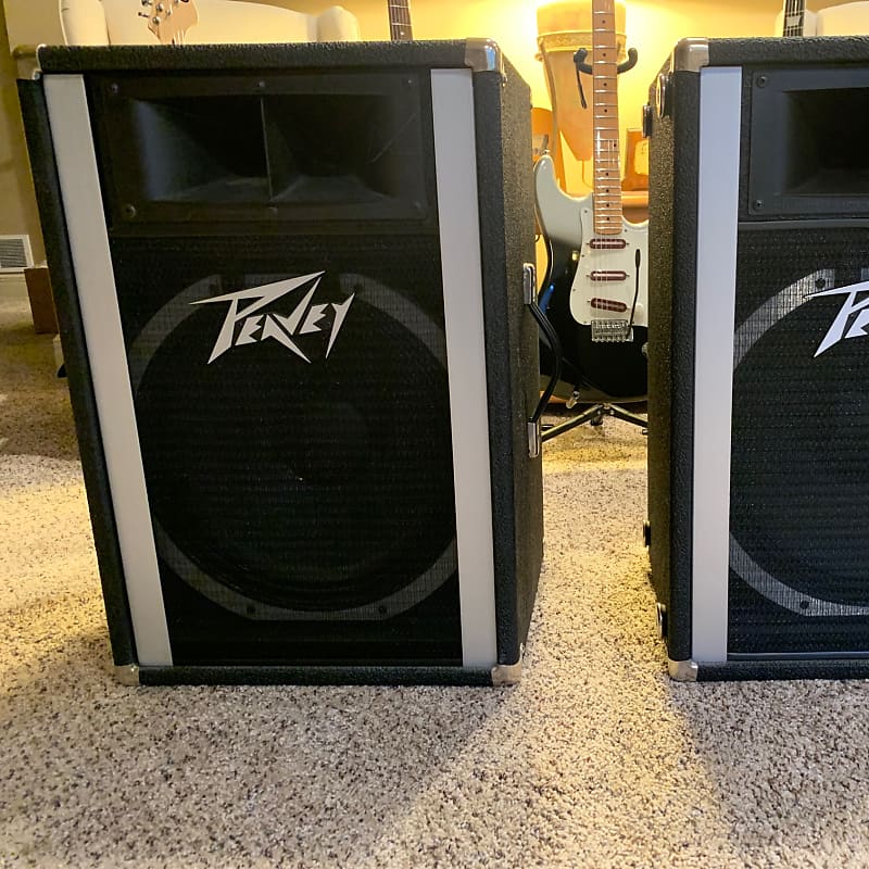 Peavey PA Speakers Peavey Model 115H One Pair 1990? Black | Reverb