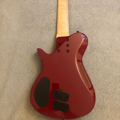 Kiesel 6 string, Multi Scale, Headless Red | Reverb