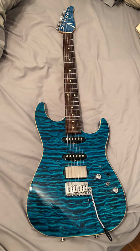 Tom Anderson Drop Top 2016 Deep Bora Bora Blue | Reverb
