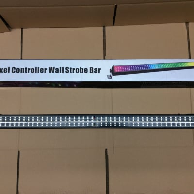 Battery Powered DJ RGBW Led Pixel Light+Strobe Bar w/ DMX For | Reverb