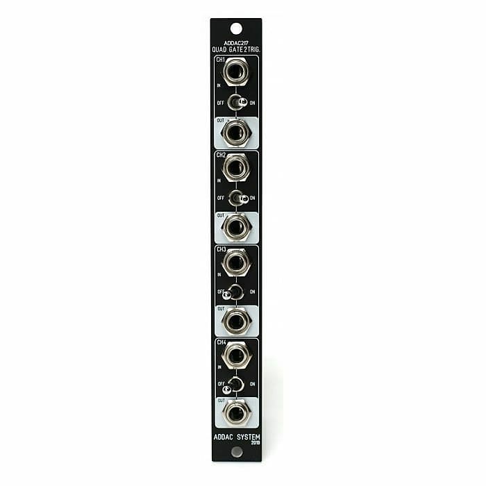 ADDAC System ADDAC217 Quad Gate To Trigger Module | Reverb