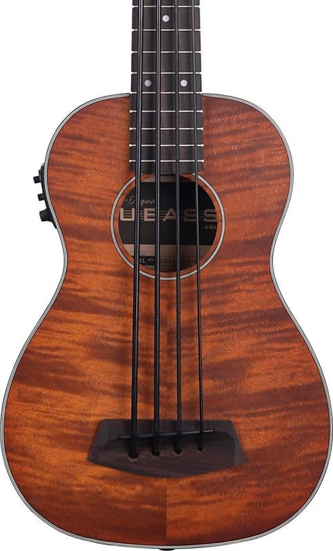 Kala Exotic Mahogany 4 String Acoustic Electric U Bass Reverb