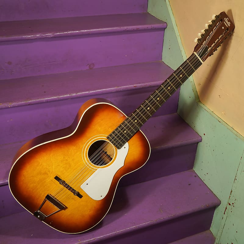 1967 Harmony H912 Stella 000-Size 12-String Guitar (VIDEO! | Reverb
