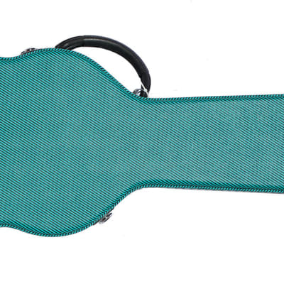 MEC fishbone "Wonder" White Tweed Guitar CASE fits many | Reverb